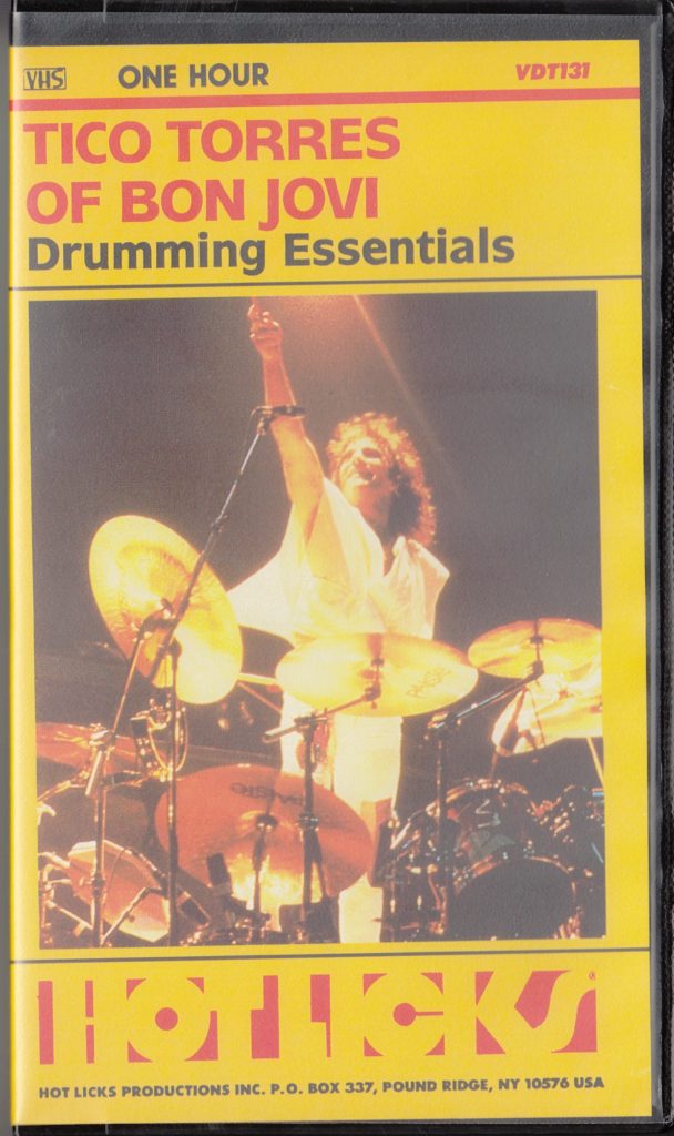 TICO TORRES “TICO TORRES OF BON JOVI”（Instructional video,JAPAN,1980s ...